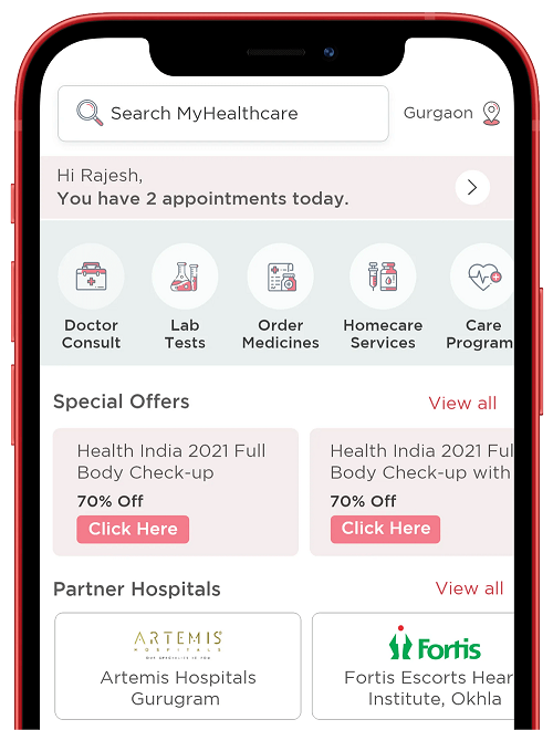 Book Appointments | Order Medicines | Order Lab Tests - MyHealthcare